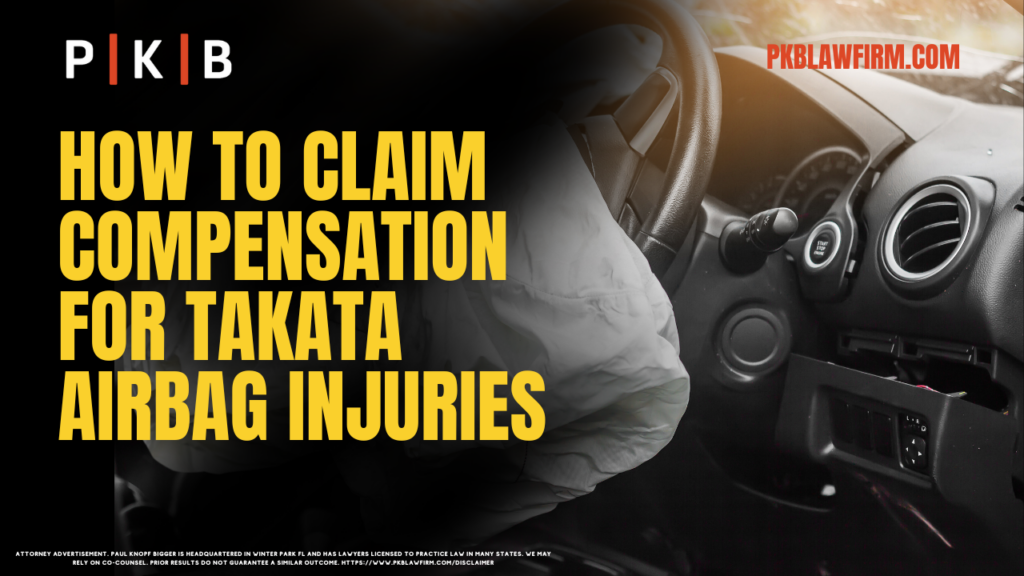 How to Claim Compensation for Takata Airbag Injuries